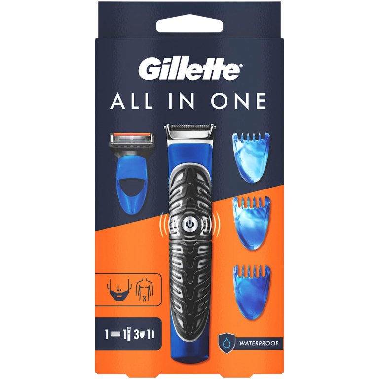 Gillette All‑in‑One Styler Elektrisch Grooming‑apparaat voor Baard ...