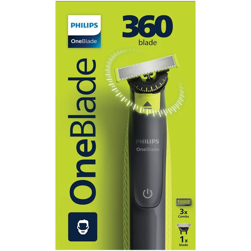 Philips OneBlade 360 Face Elektrische Scheerapparaat Gezicht & Trimme ...